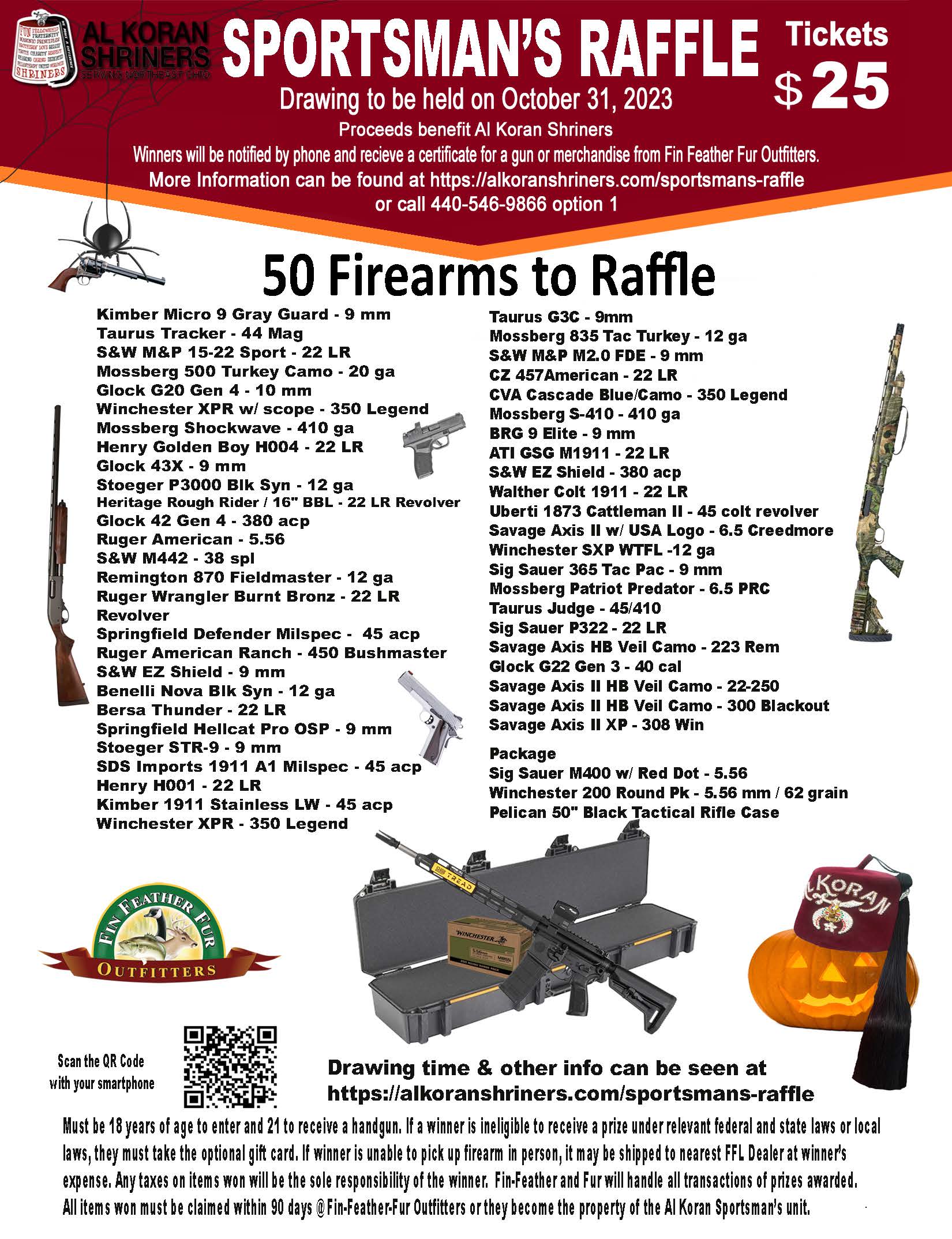 Sportsman's Raffle | Al Koran Shriners